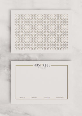 First Table — Restaurant, DE – KITZIG INTERIOR DESIGN GmbH