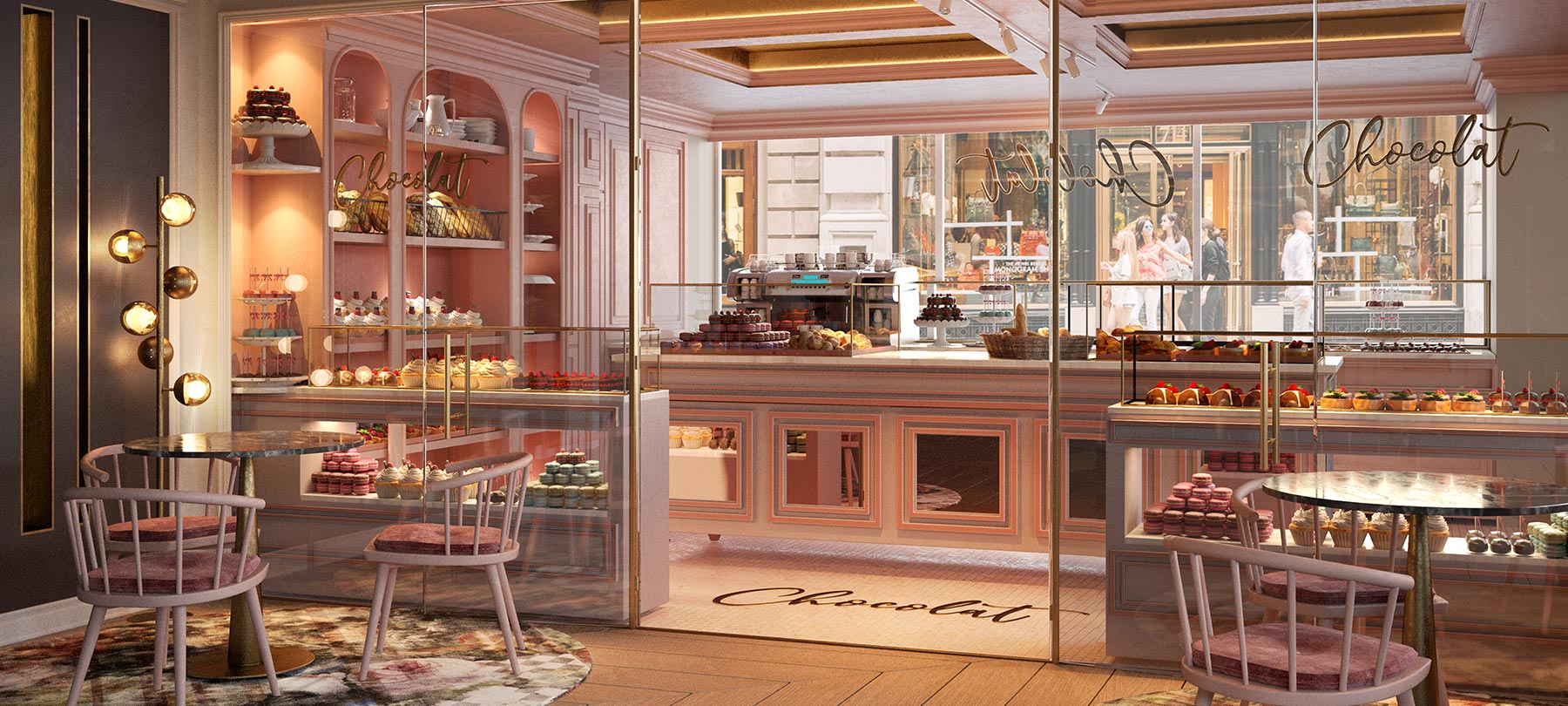 Chocolaterie — New York, Boston, Atlanta – KITZIG INTERIOR DESIGN GmbH