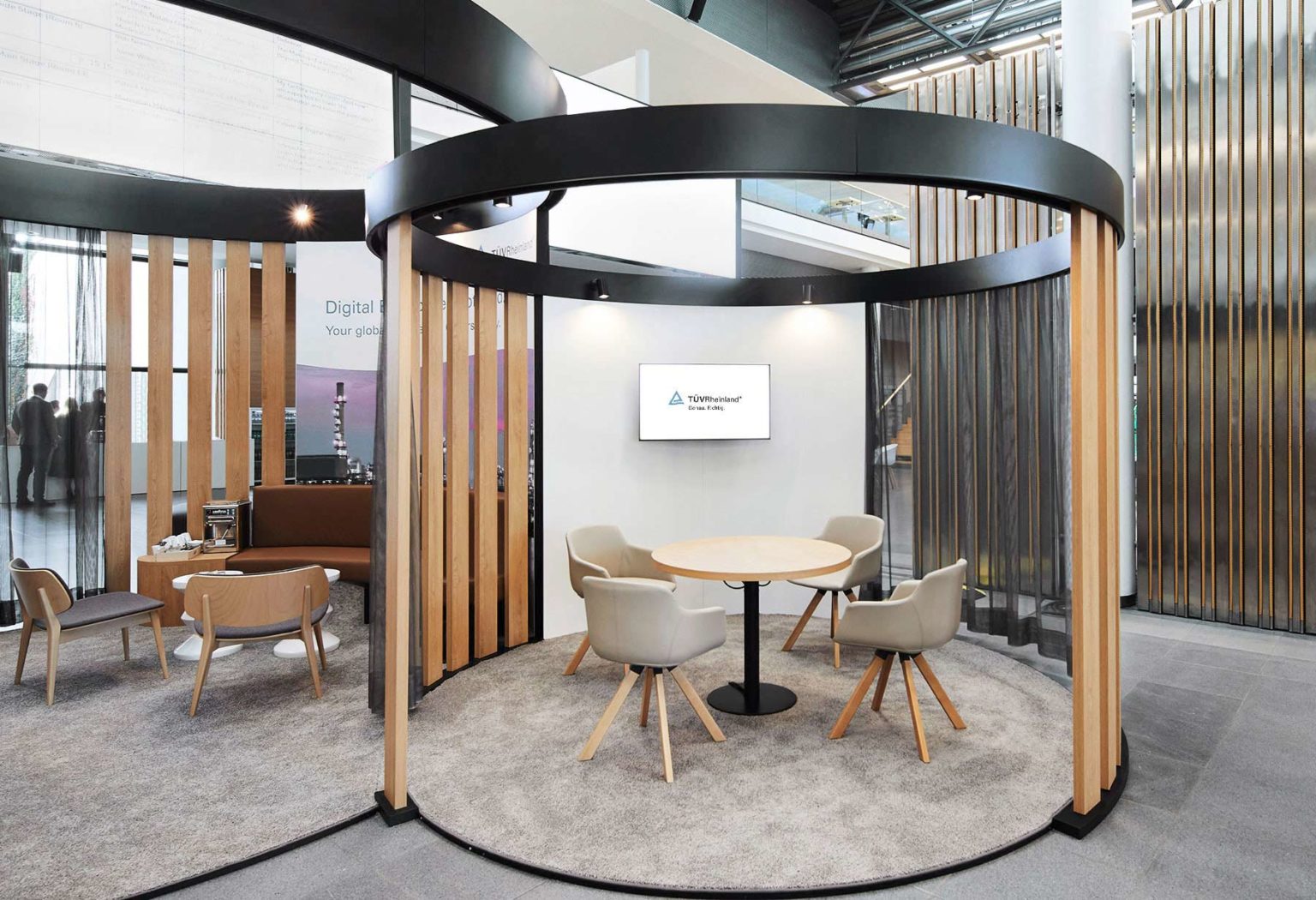 Cyber Security Exhibition Stand — München, DE – KITZIG INTERIOR DESIGN GmbH
