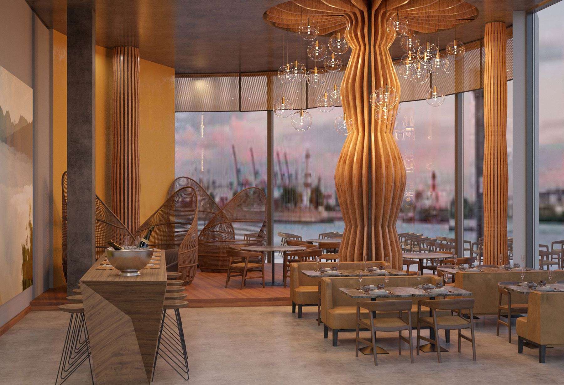 Dim Sum Sharing — Designstudie – KITZIG INTERIOR DESIGN GmbH