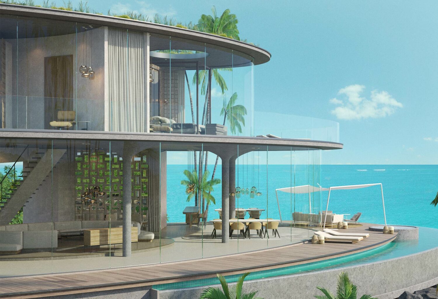 Island Resort — pacific ocean