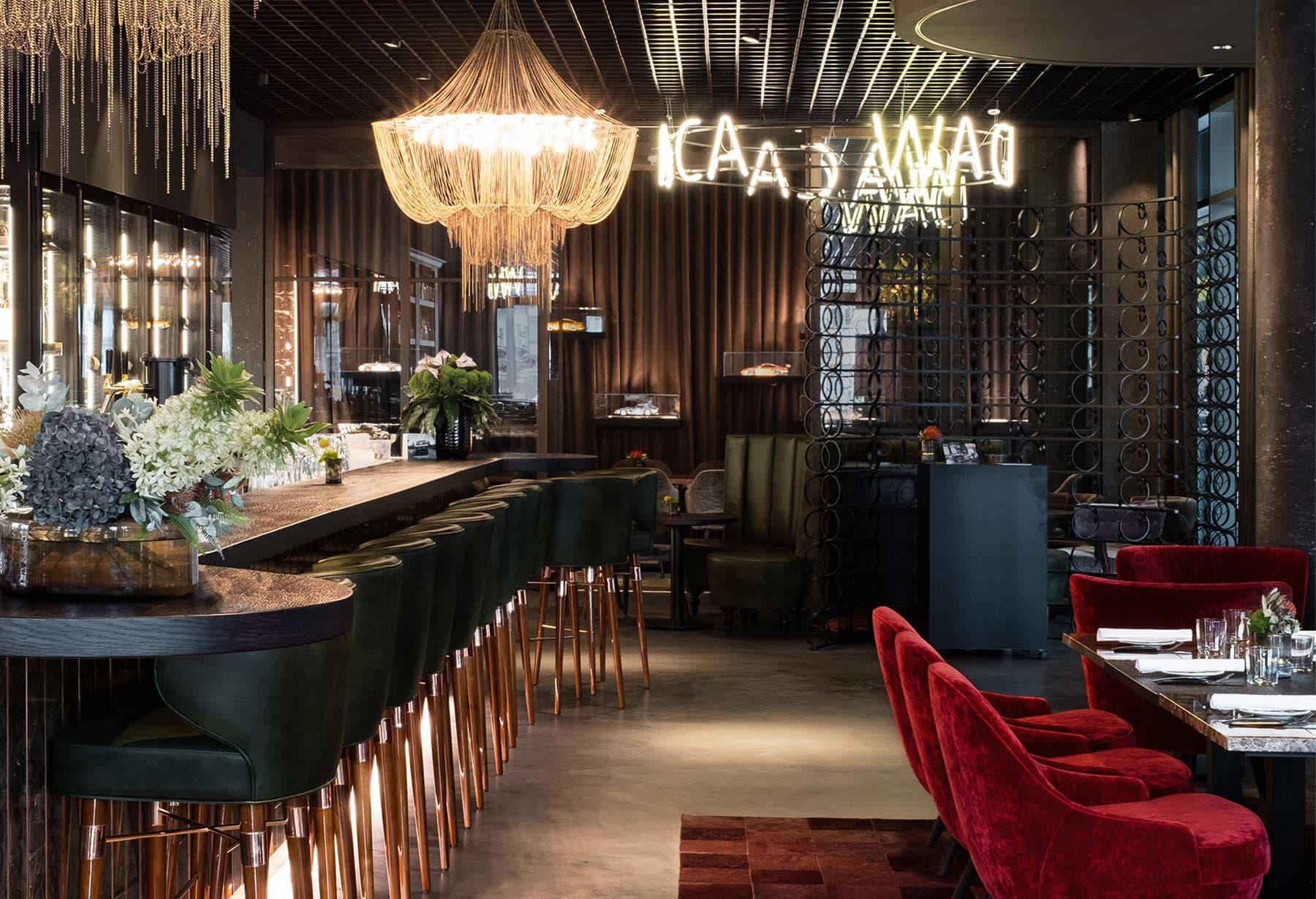WACA Restaurant — München, DE – KITZIG INTERIOR DESIGN GmbH